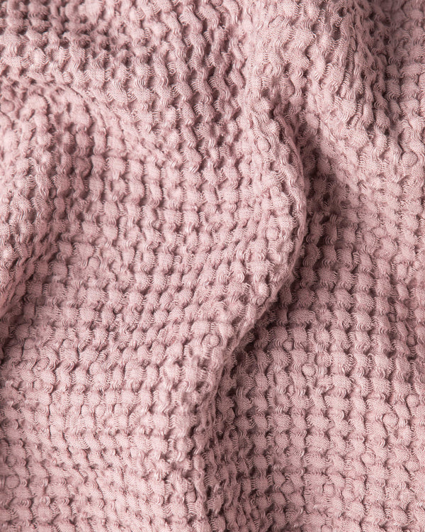 Women's Linen Robe in Woodrose | MagicLinen