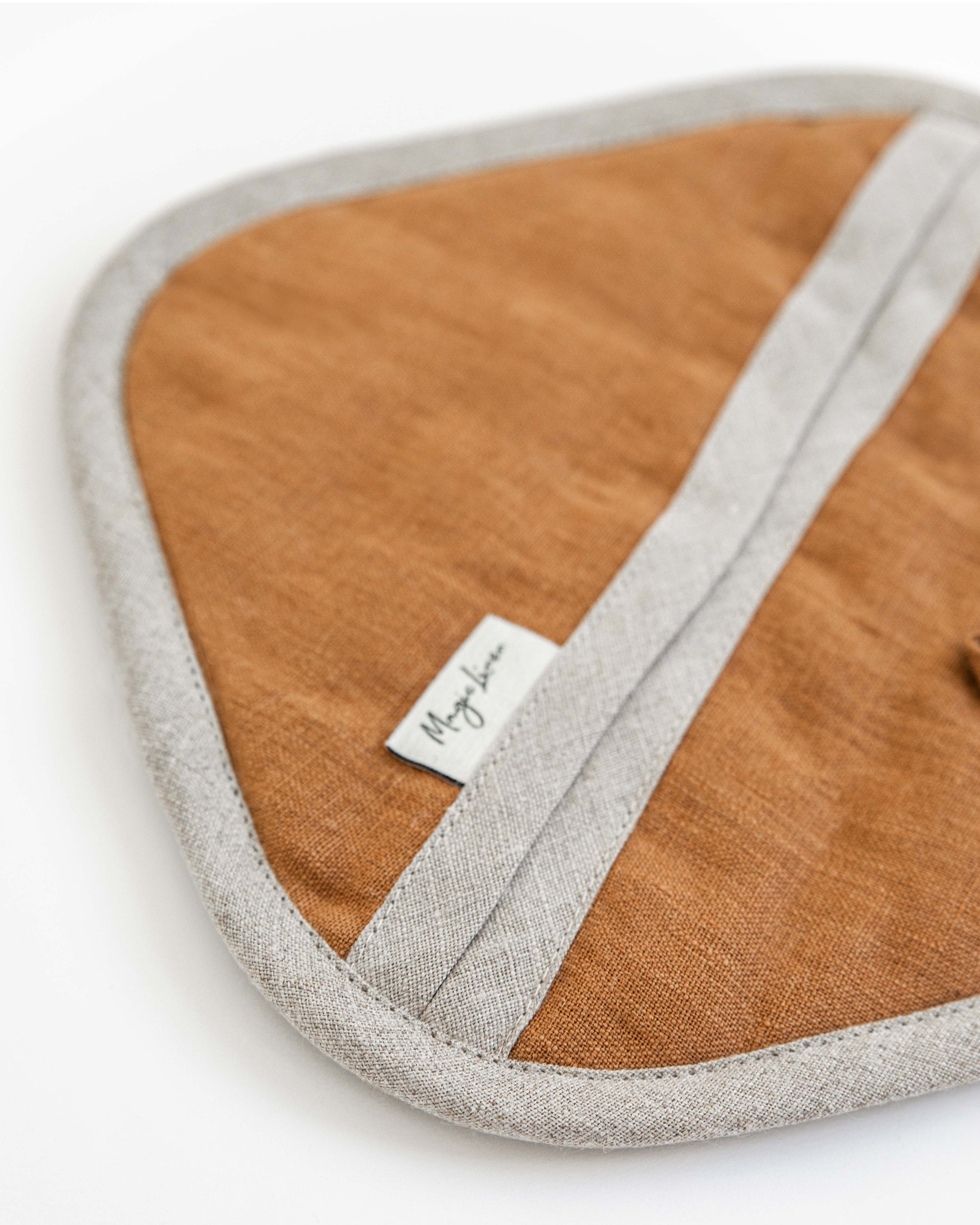 Linen Pot Holder in Cinnamon | MagicLinen