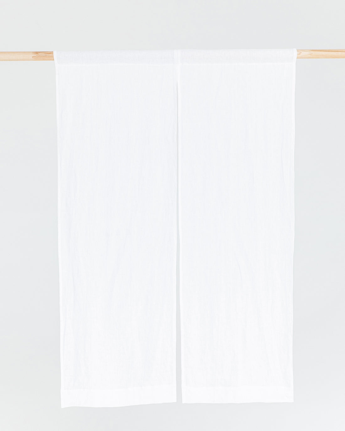 Linen Noren Curtains in White | Magiclinen – MagicLinen
