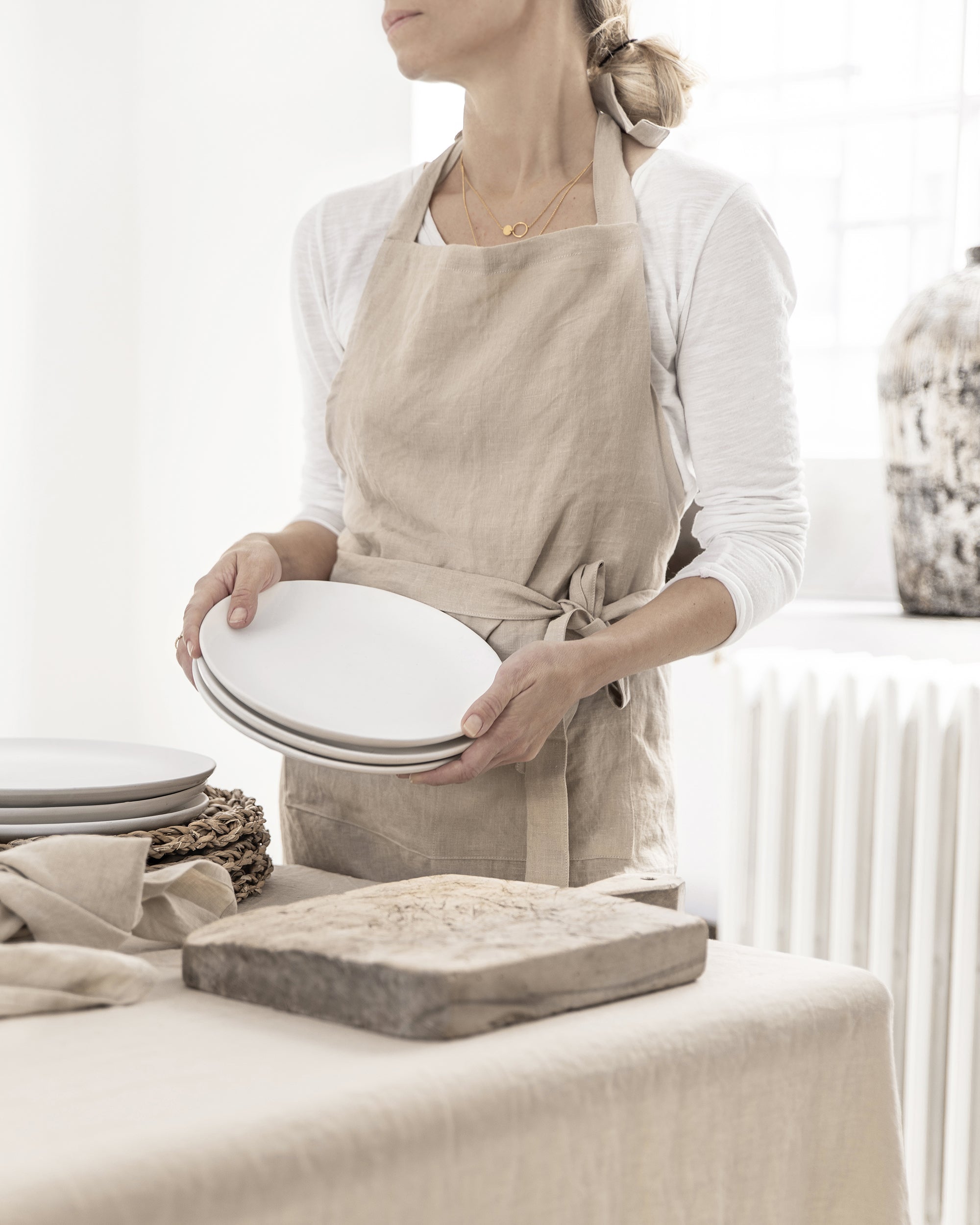 Natural Linen Tablecloth | MagicLinen
