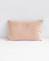 Peach Linen Pillow Cover | MagicLinen